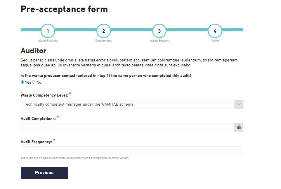 Pre-Acceptance Waste Collection Guide | Direct365
